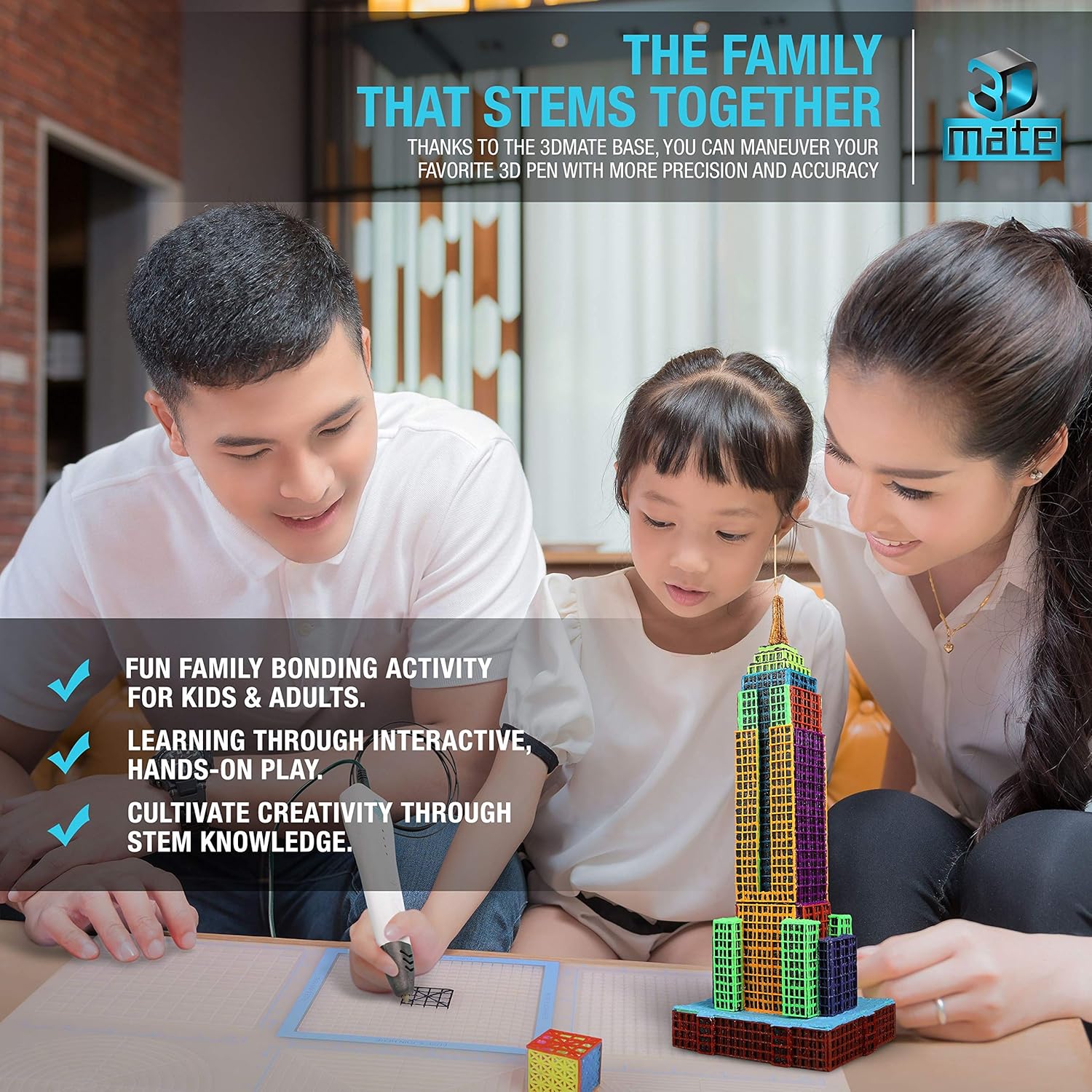 3Dmate BASE Multi-Purpose 3D Design Mat for 3D Printing Pens